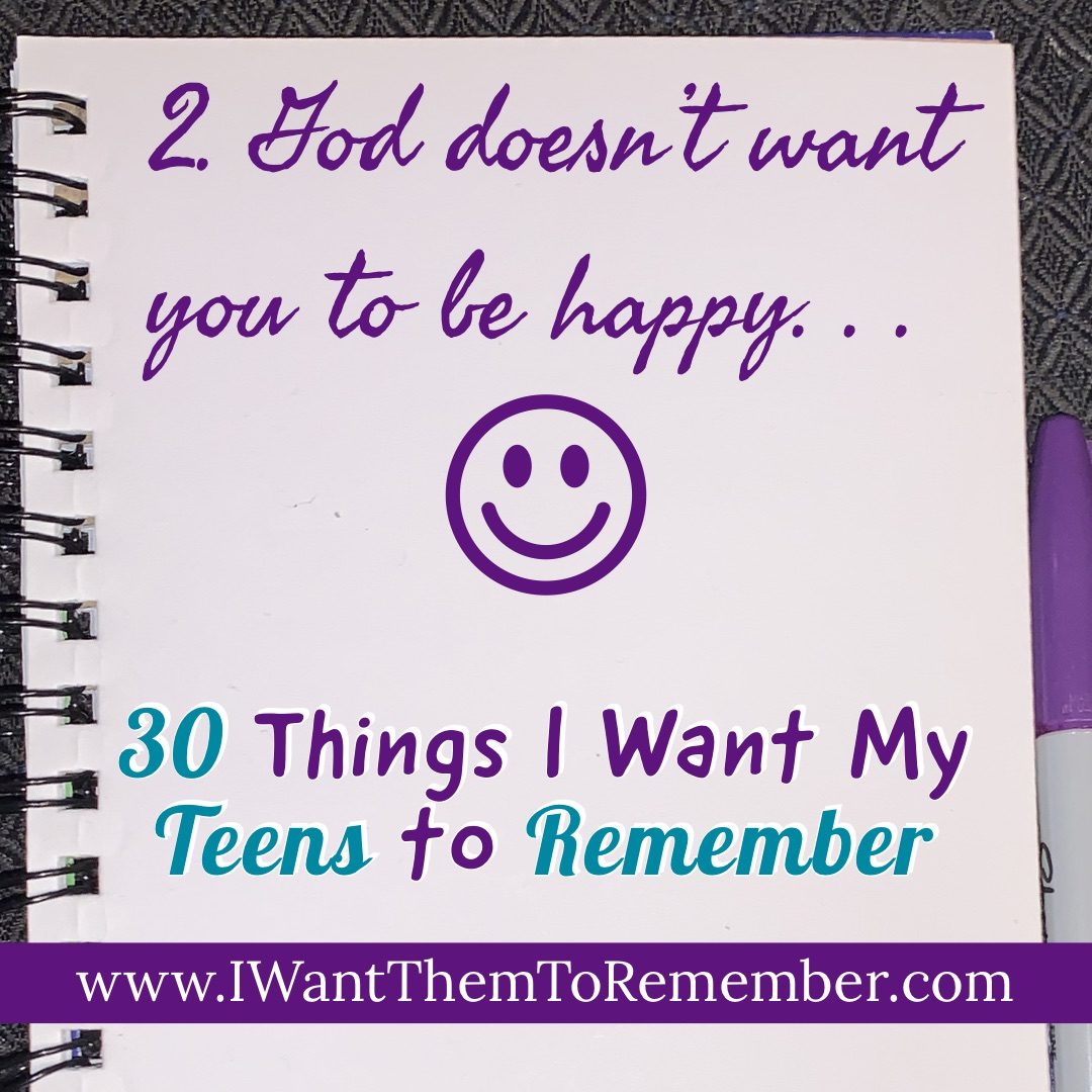 Blessed to Be a Blessing - 30 Things I Want My Teens To Remember