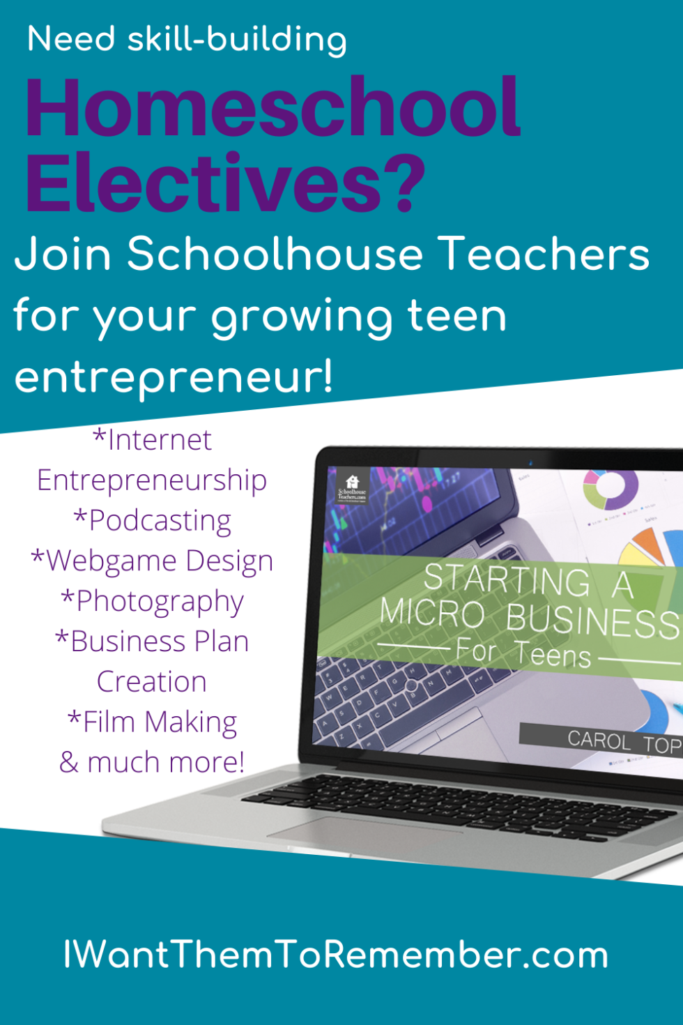 Skill Building Homeschool Electives for Teen Entrepreneurs