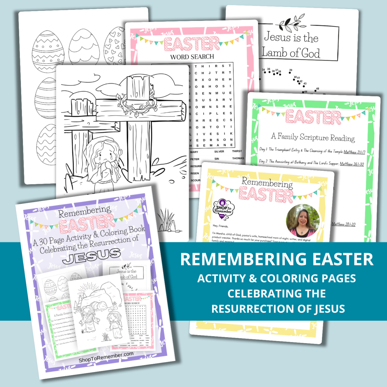 A Family Scripture Reading Plan for Easter - I Want Them To Remember