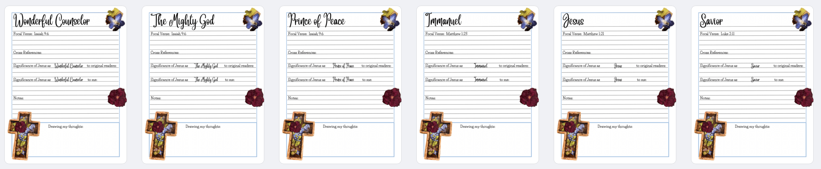 Names of Jesus PLR Template - I Want Them To Remember